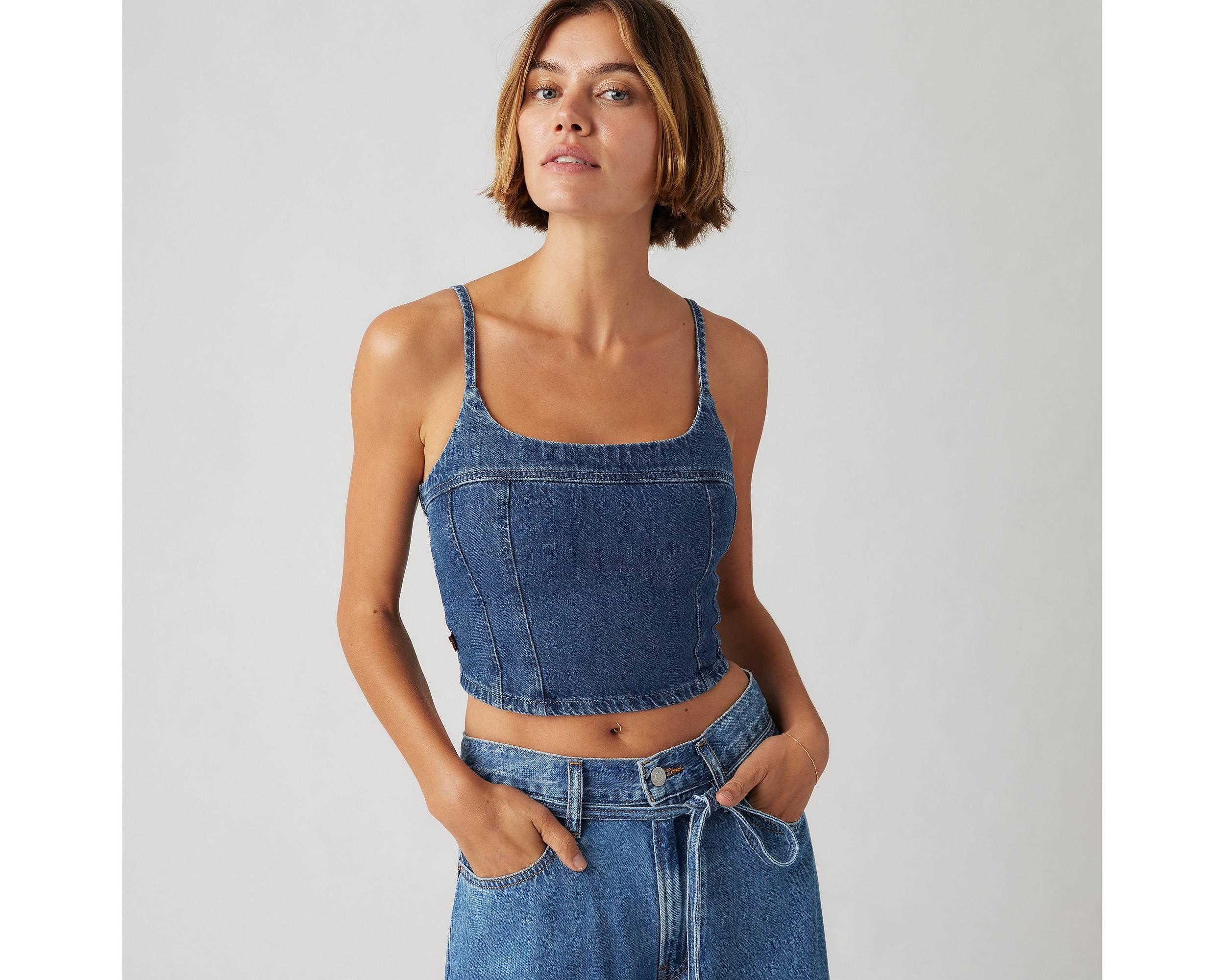 Jadine Denim Cami Tank Top - Levi's Jeans, Jackets & Clothing